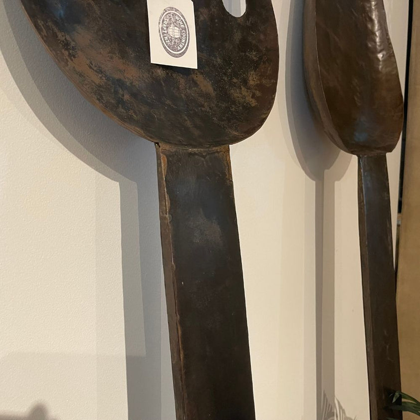 Rustic Giant Iron Fork and Spoon – Wine Country Craft