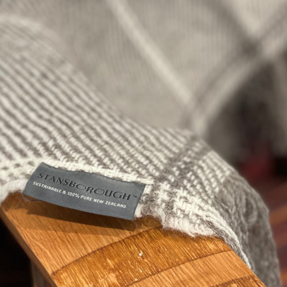 Brushed Wool Throw by 'Stansborough' – Wine Country Craft